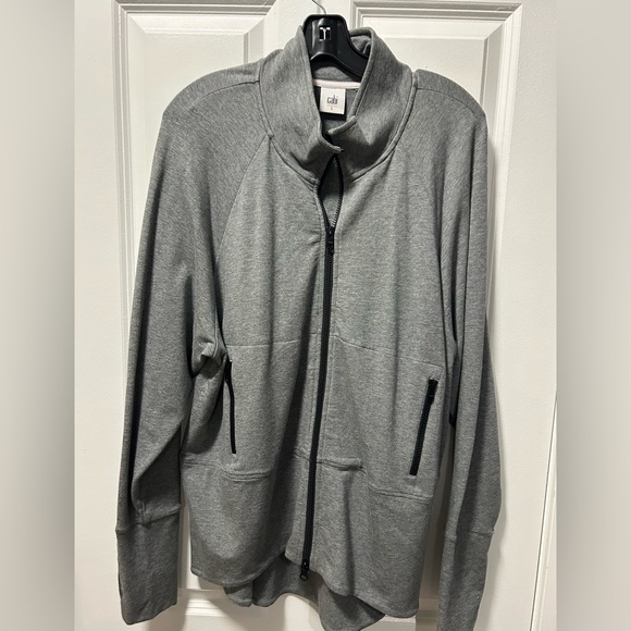 CAbi | Jackets & Coats | Cabi Grey Knit Jacket | Poshmark